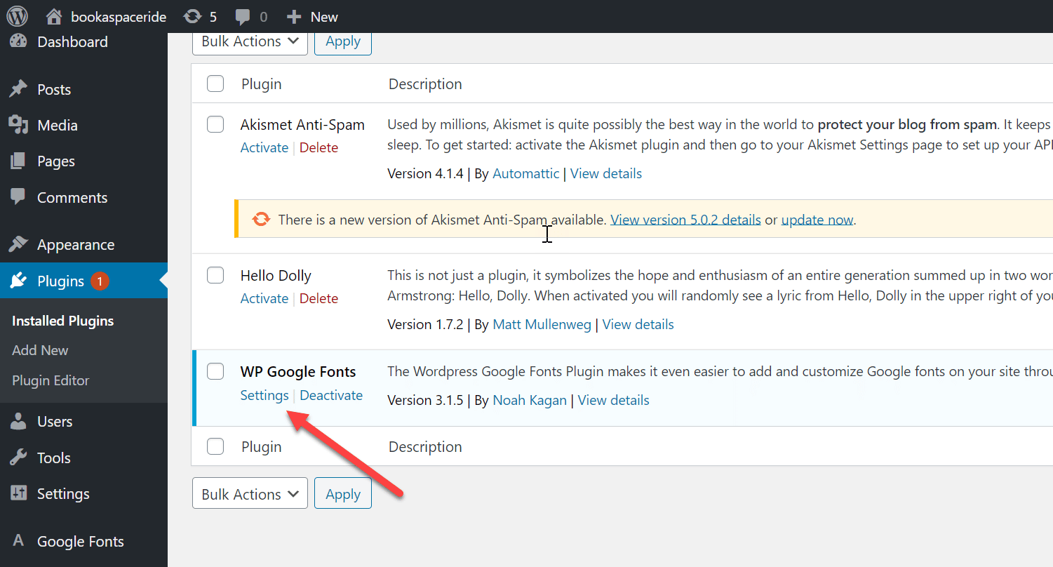 How To Change Font In WordPress Theme 