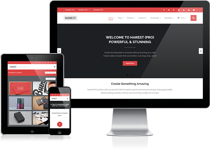 Harest (Pro) - Premium WordPress Theme